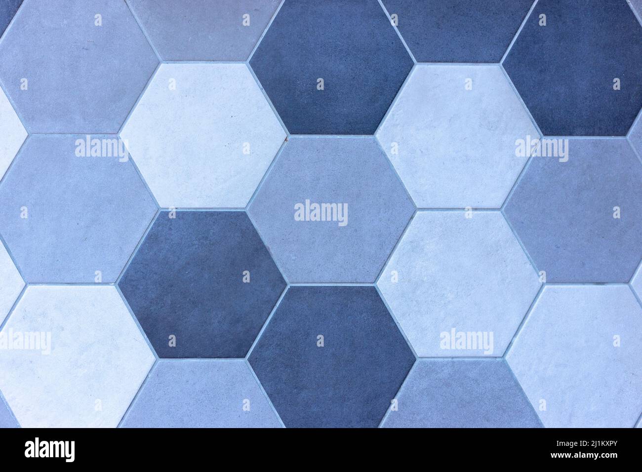 Black hexagon tiles hi-res stock photography and images - Alamy