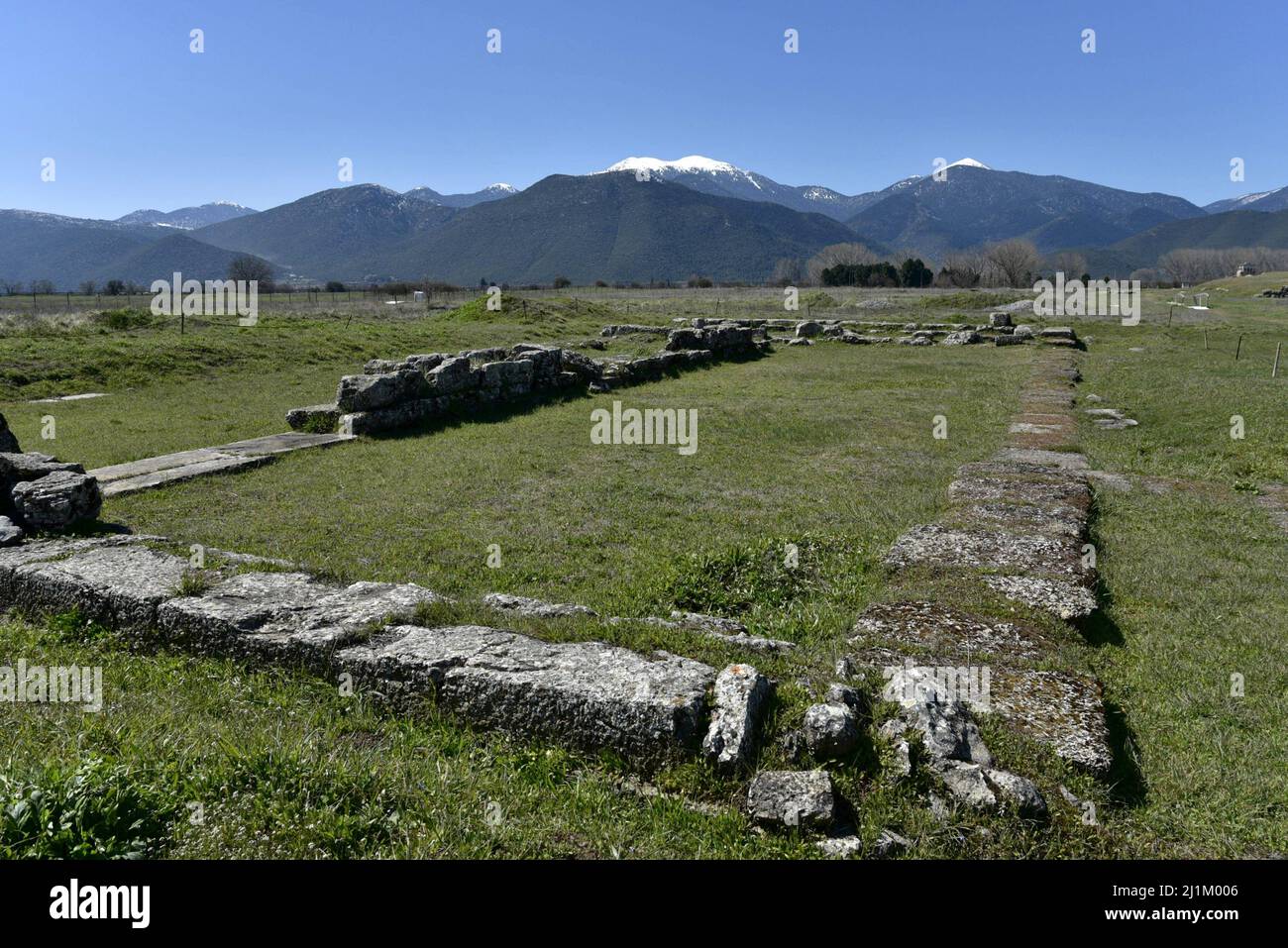 Ruins of the rectangular Bouleuterion, the meeting place for the ...