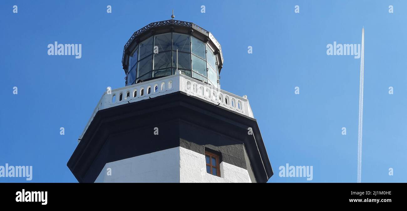 Istanbul,Turkey- February 12 2022: Sile Lighthouse, Touristic Cultural ...