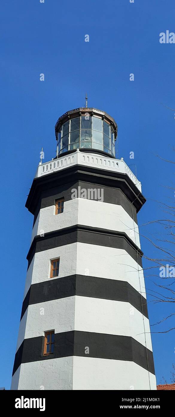 Istanbul,Turkey- February 12 2022: Sile Lighthouse, Touristic Cultural ...