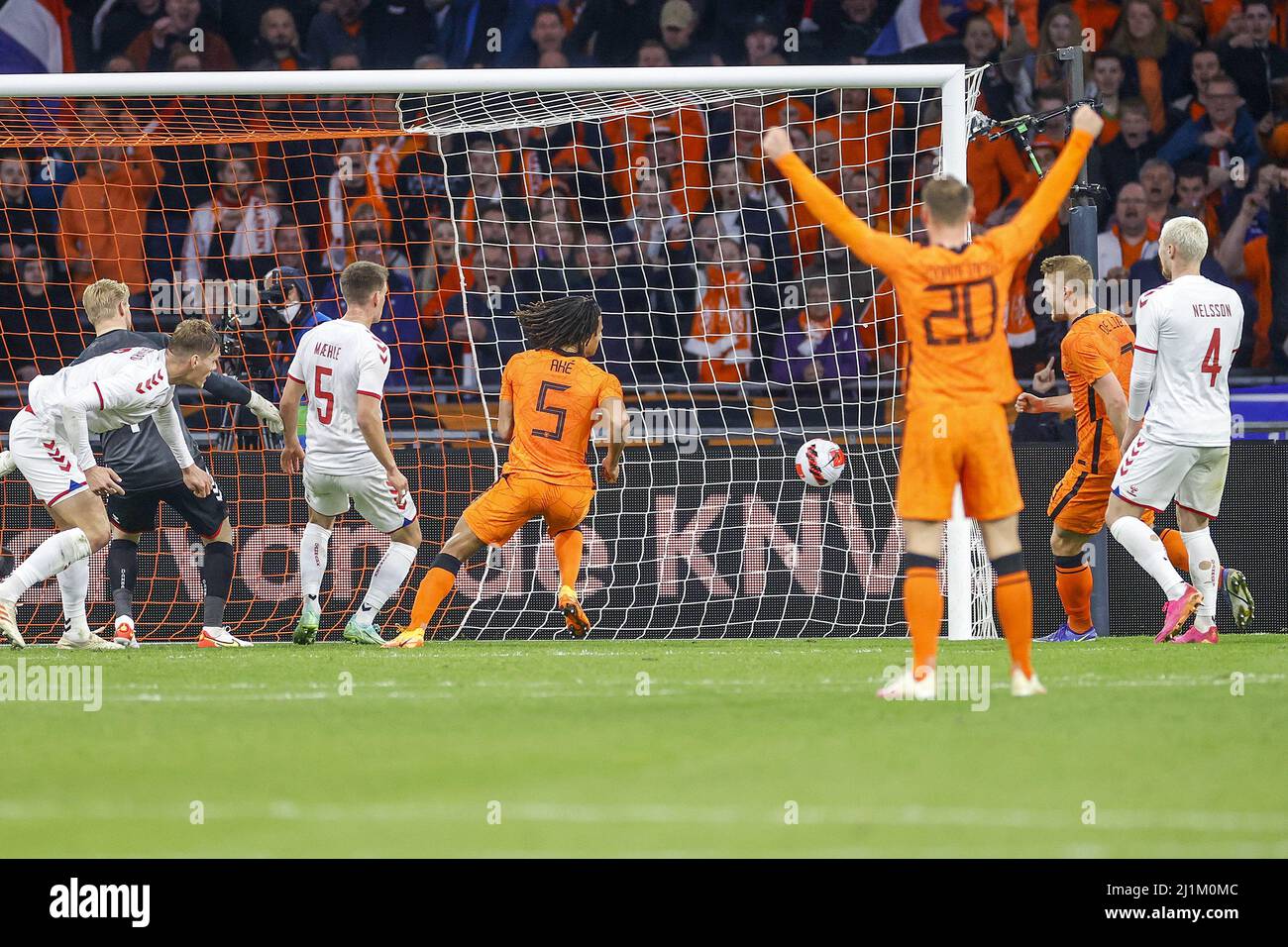 AMSTERDAM, 26-03-2022 JohanCruyff Stadium . Friendly match between ...