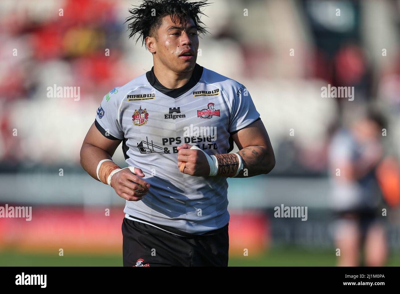 Tom Amone #13 of Leigh Centurions during the game Stock Photo - Alamy