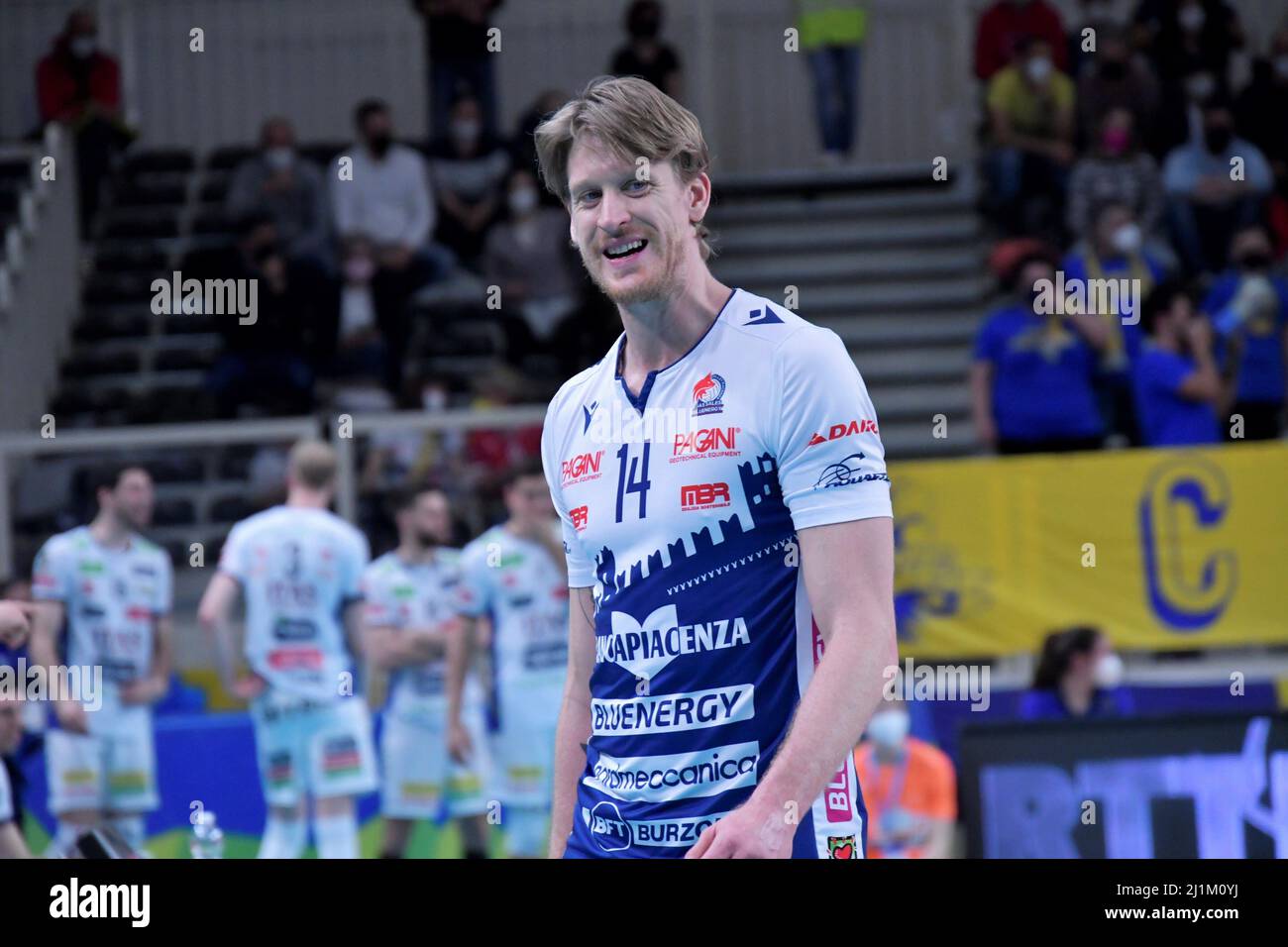 BLM Group Arena, Trento, Italy, March 26, 2022, Maxwell Holt (Gas sales ...
