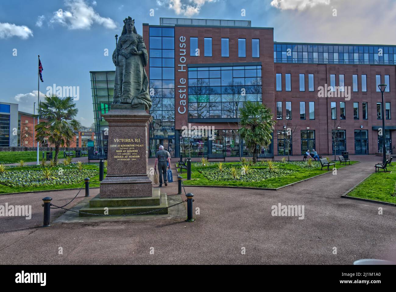 images of Newcastle-under-Lyme in Staffordshire including town centre ...