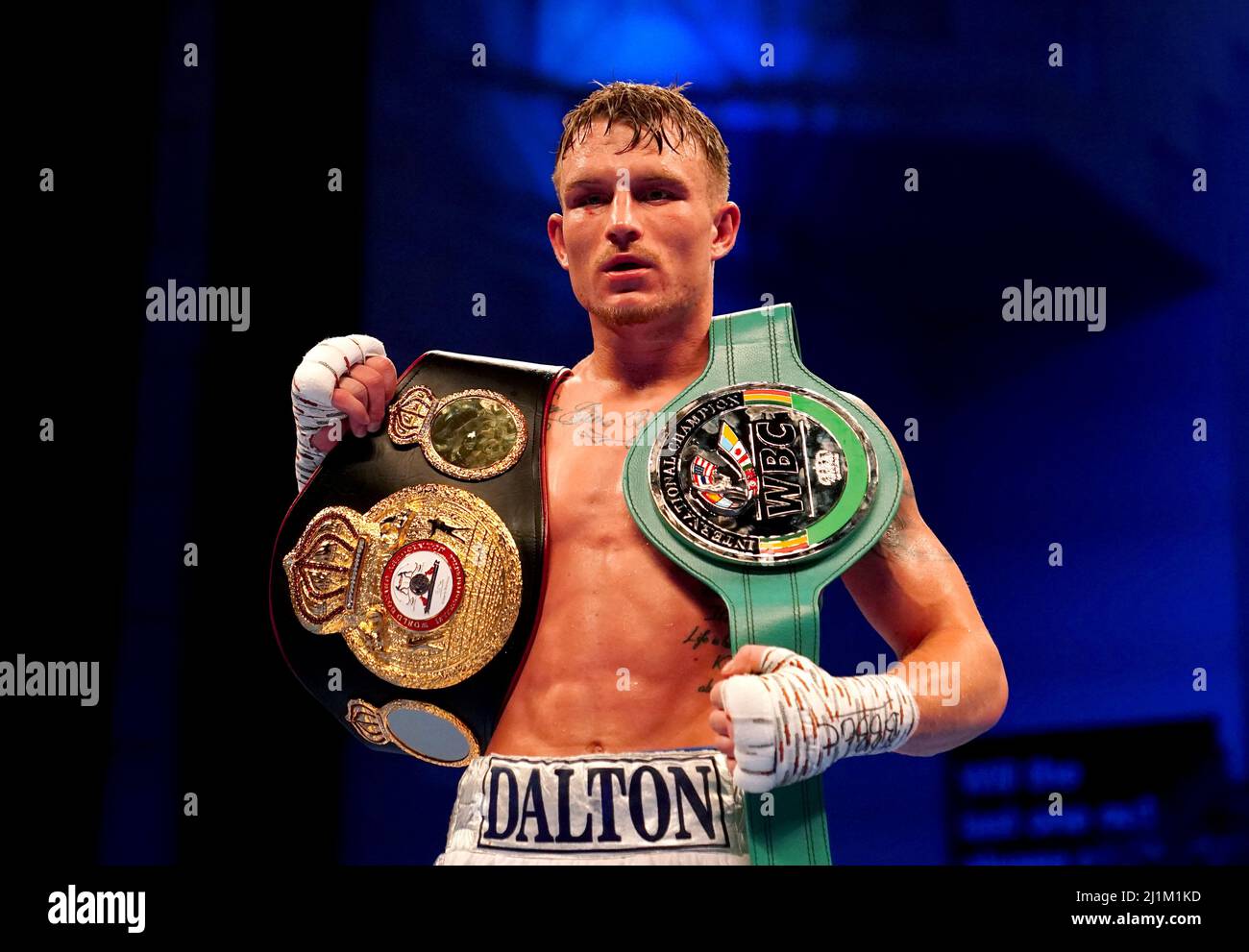 Dalton Smith after winning his WBC International Silver Super ...