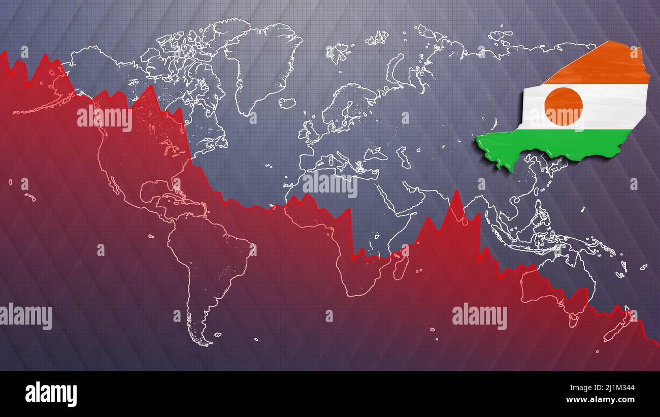 Niger economic map hi-res stock photography and images - Alamy