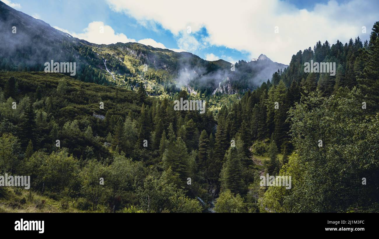 Scenic view on wonderfull mountain nature in Austria Stock Photo - Alamy