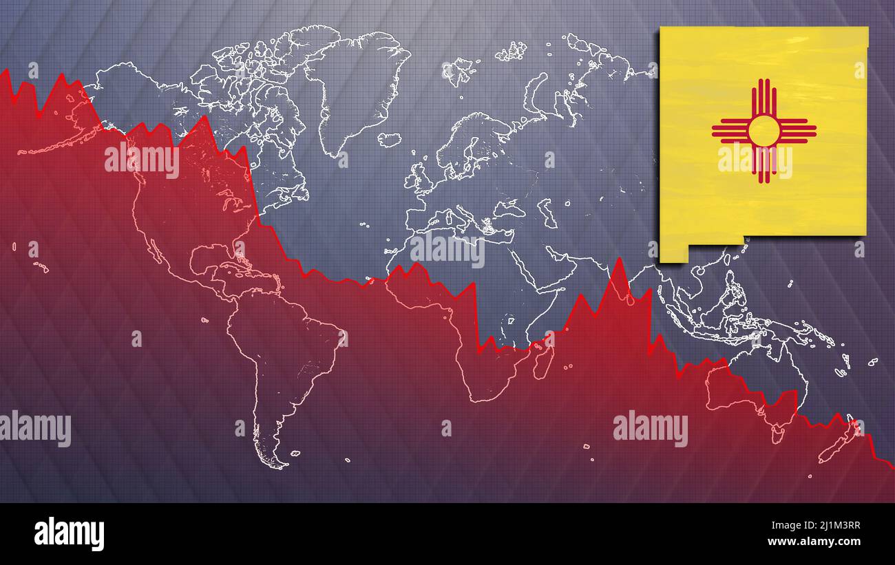 New mexico wealth map hi-res stock photography and images - Alamy