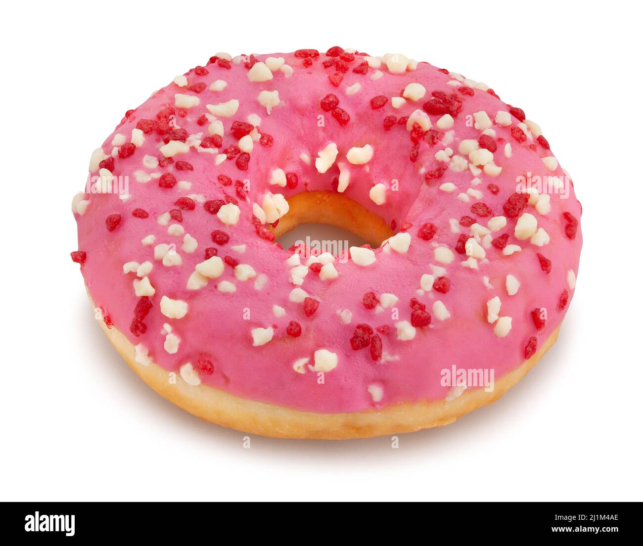Single round donut on Cut Out Stock Images & Pictures - Alamy