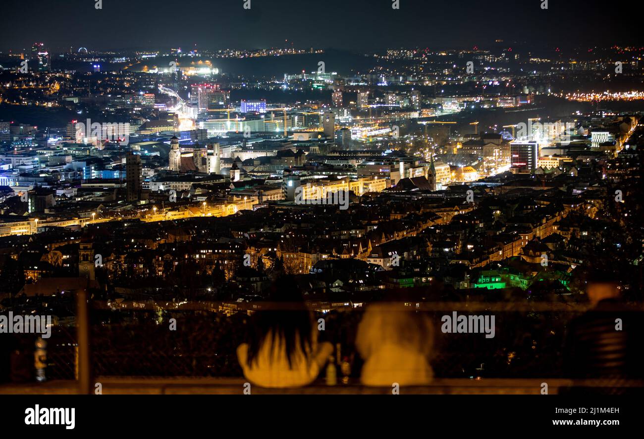 Stuttgart City By Night