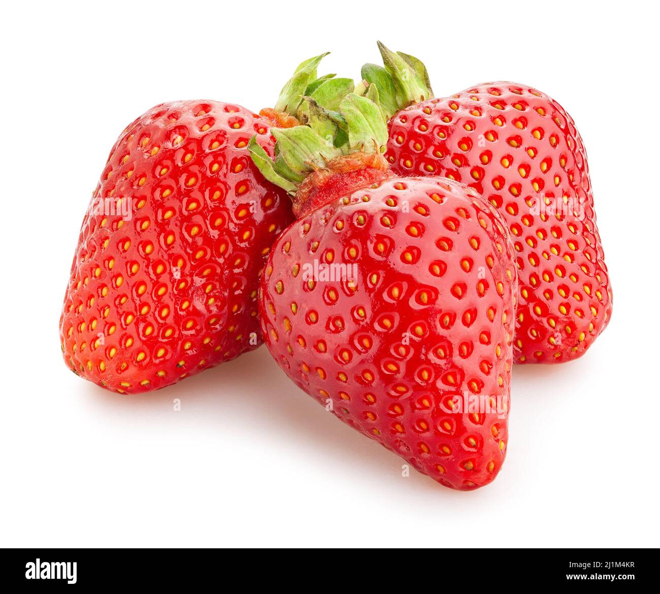 strawberry path isolated on white Stock Photo - Alamy