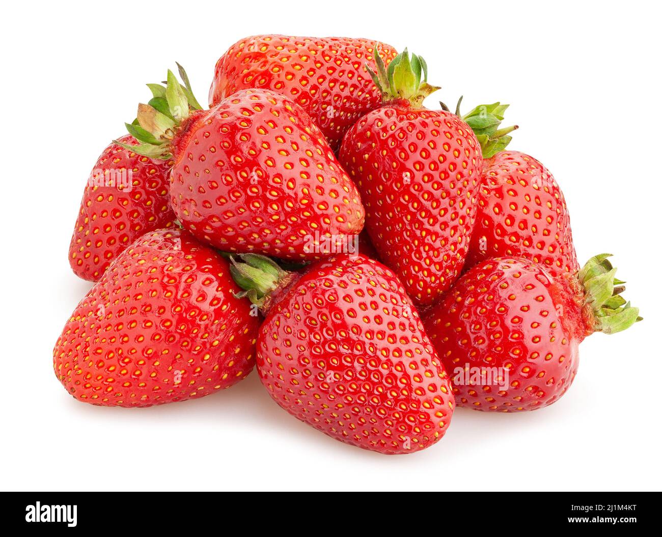 strawberry path isolated on white Stock Photo - Alamy