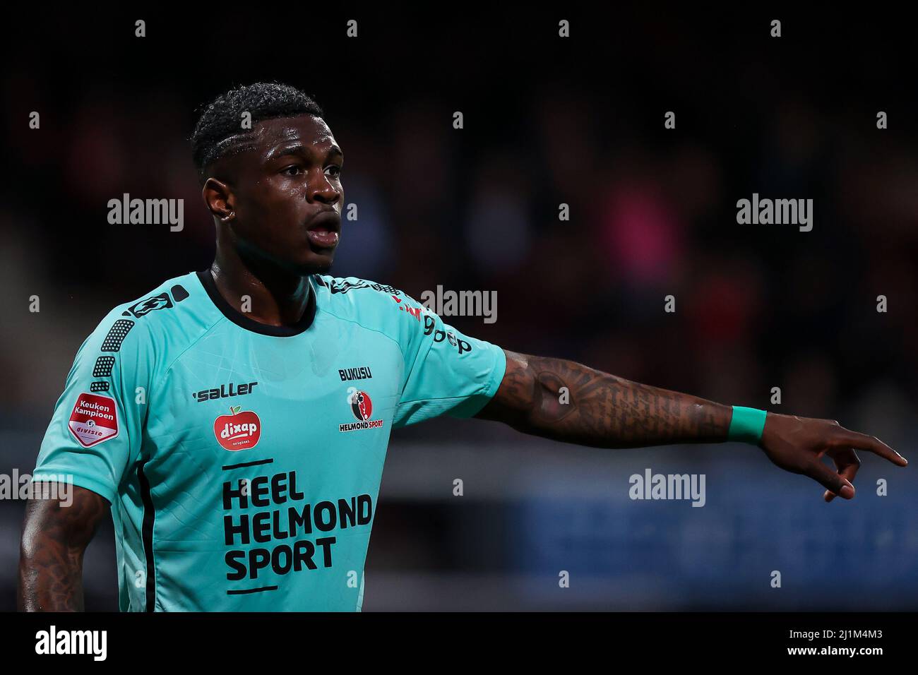 ROTTERDAM, NETHERLANDS - MARCH 26: Kevin Bukusu of Helmond Sport during ...