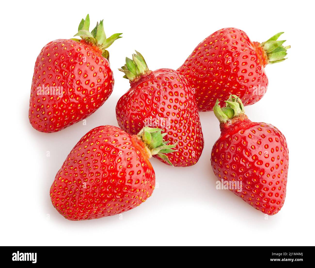 strawberry path isolated on white Stock Photo - Alamy