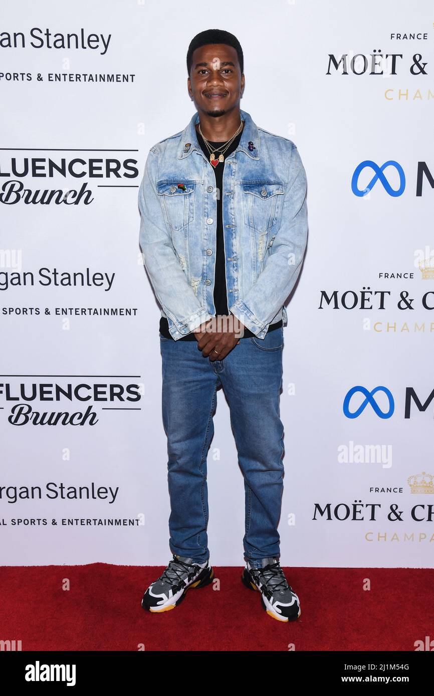 Cory Hardrict walking on the red carpet at the Annual Oscars Weekend ...