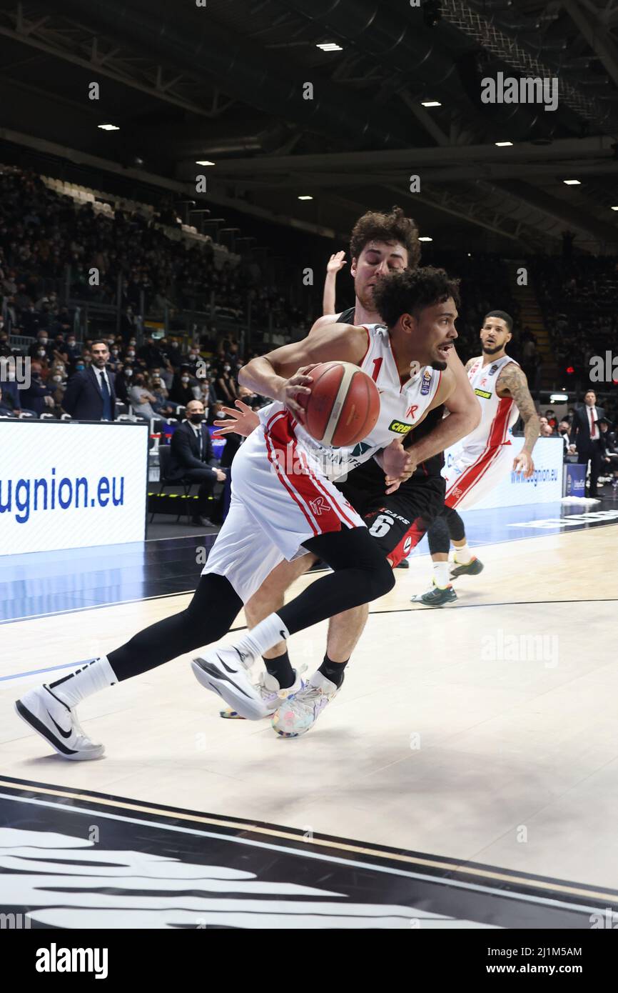 Tyler Larson (Unahotels Reggio Emilia) during the series A1 italian LBA ...