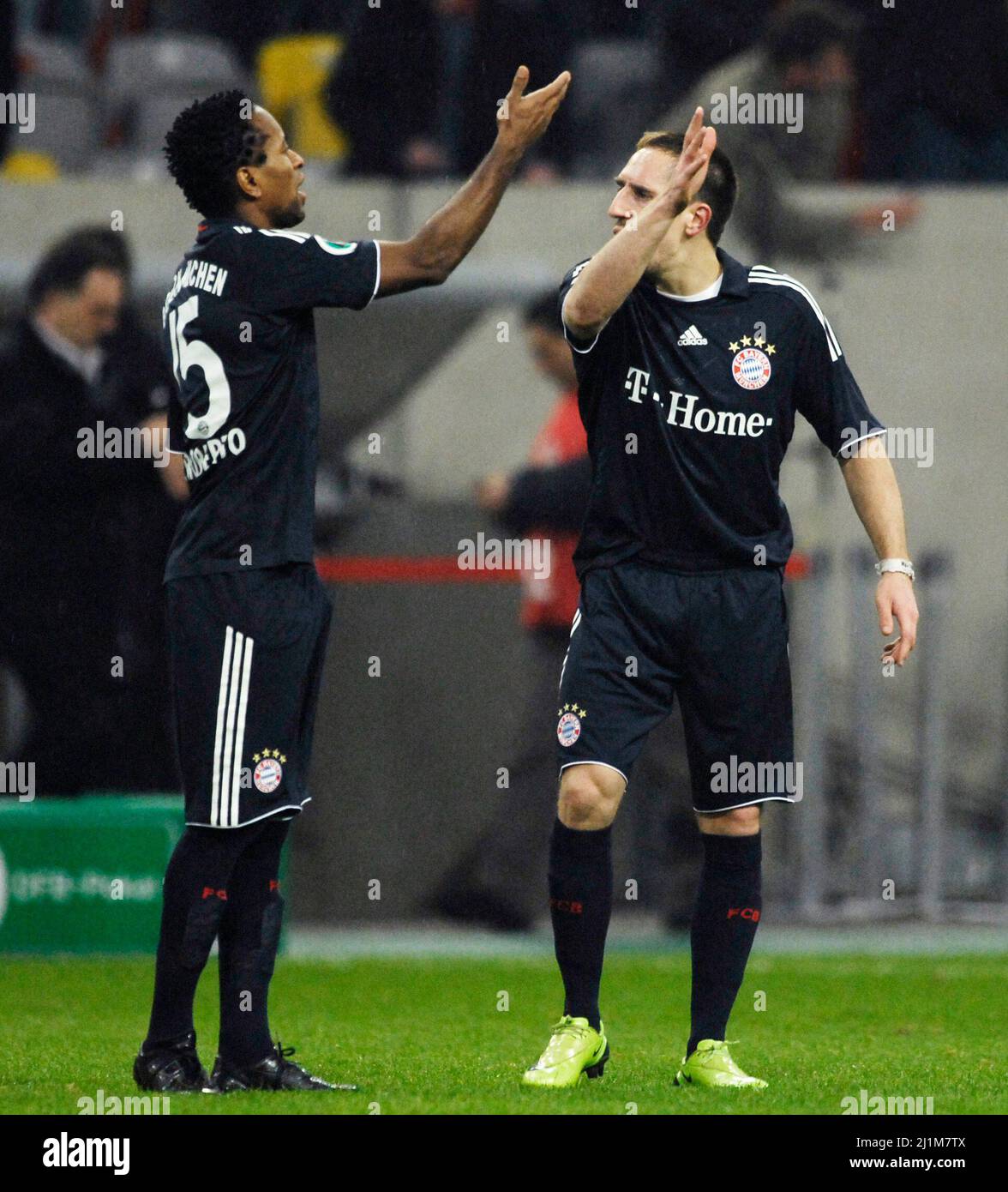 Duesseldorf, Germany 4.3.2009, Football: German DFB Cup, Bayer 04 ...