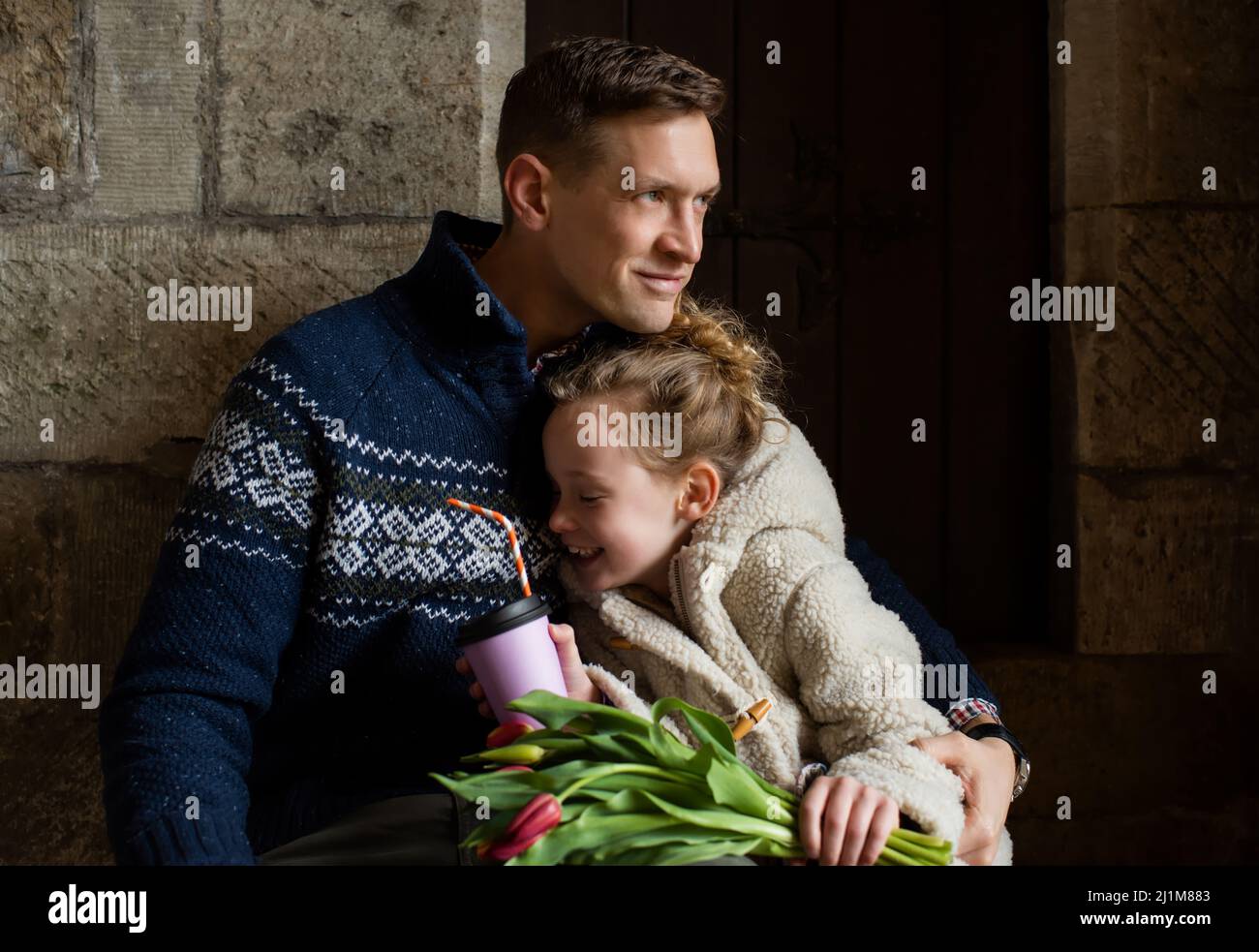 A father his daughter date hi-res stock photography and images - Alamy