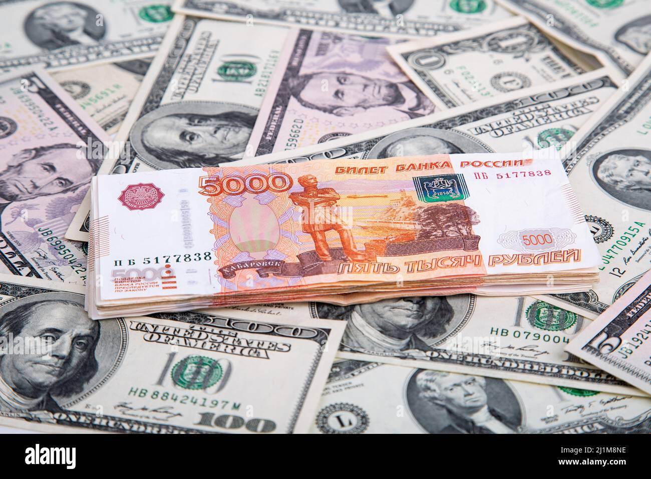 Russian and american paper money hi-res stock photography and images ...
