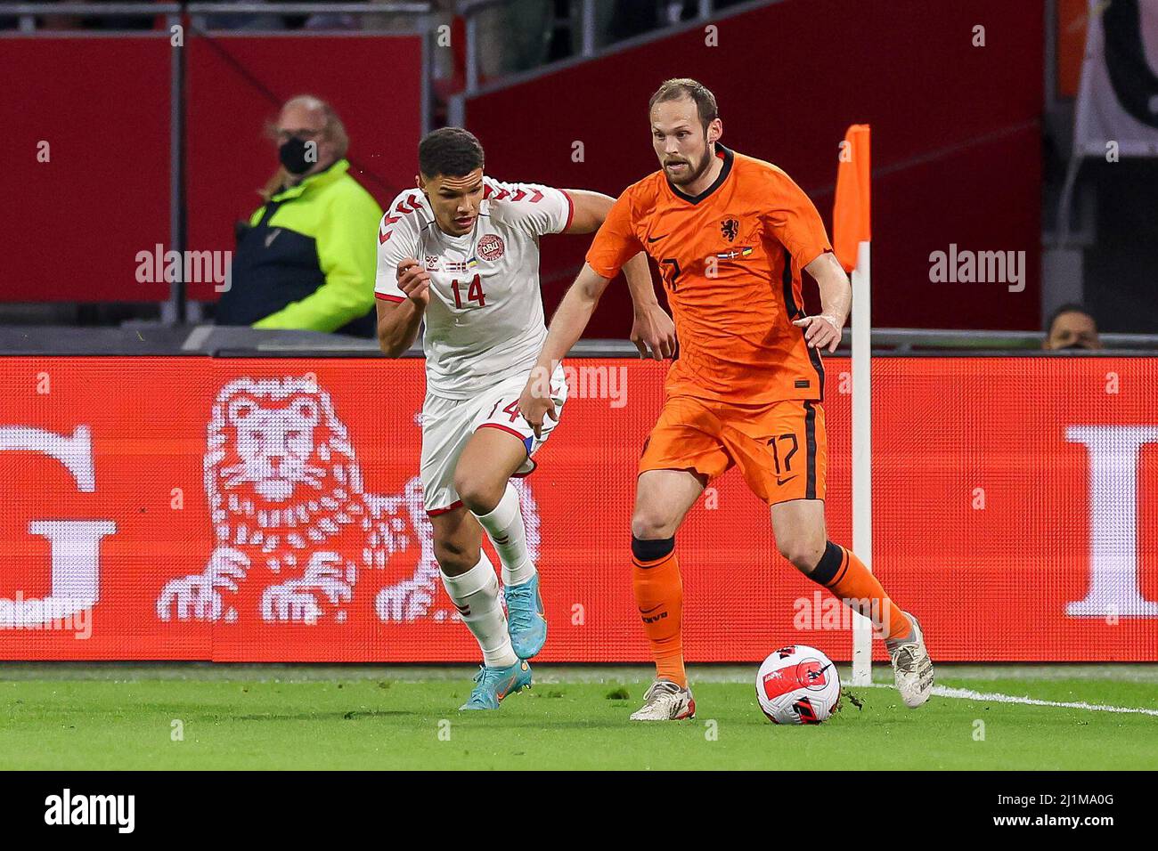AMSTERDAM, NETHERLANDS - MARCH 26: Alexander Bah of Denmark, Daley ...