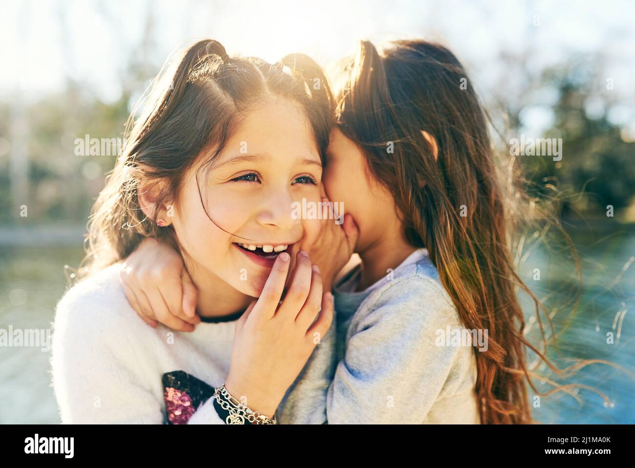 Whisper children hi-res stock photography and images - Alamy