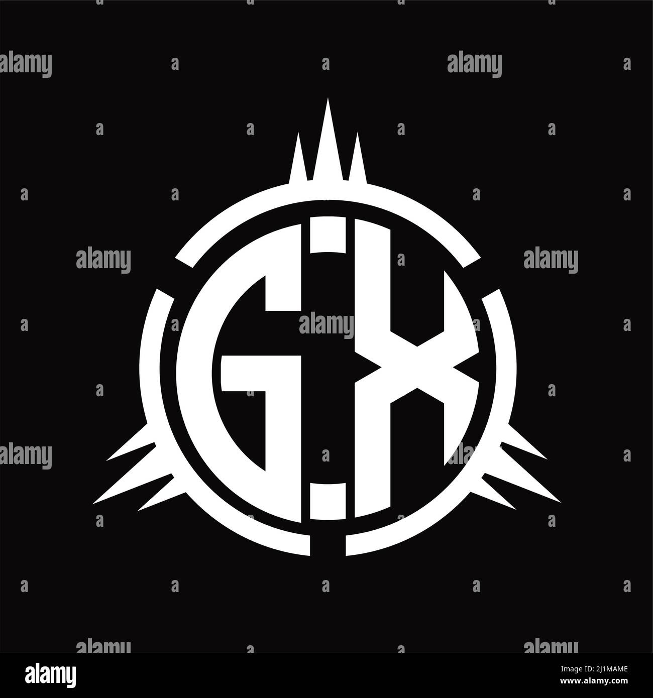 Gx modern logo Stock Vector Images - Alamy