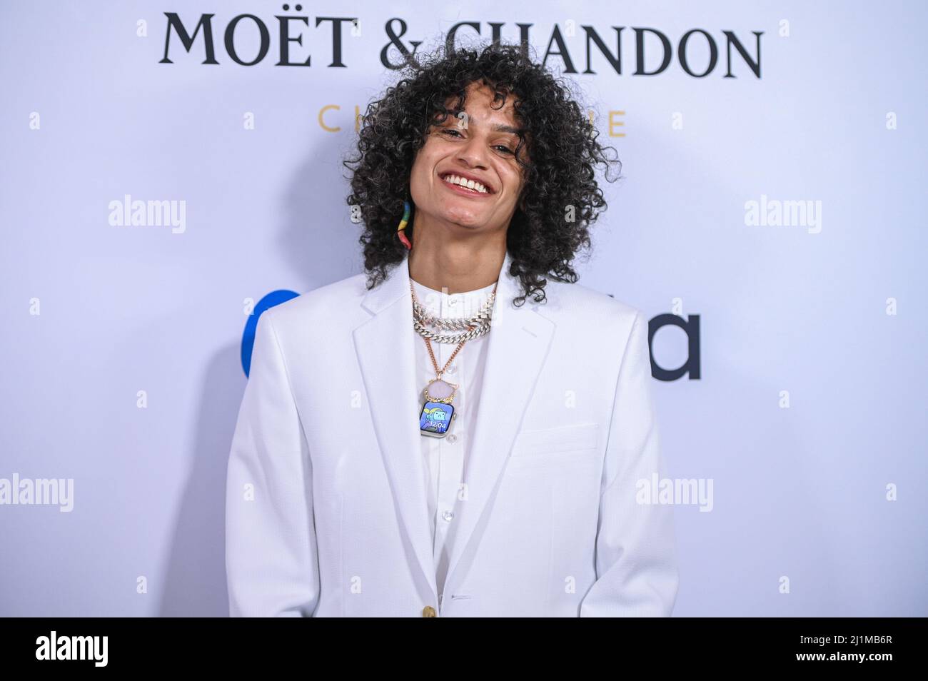 Beverly Hills, USA. 26th Mar, 2022. X Eyee walking on the red carpet at ...