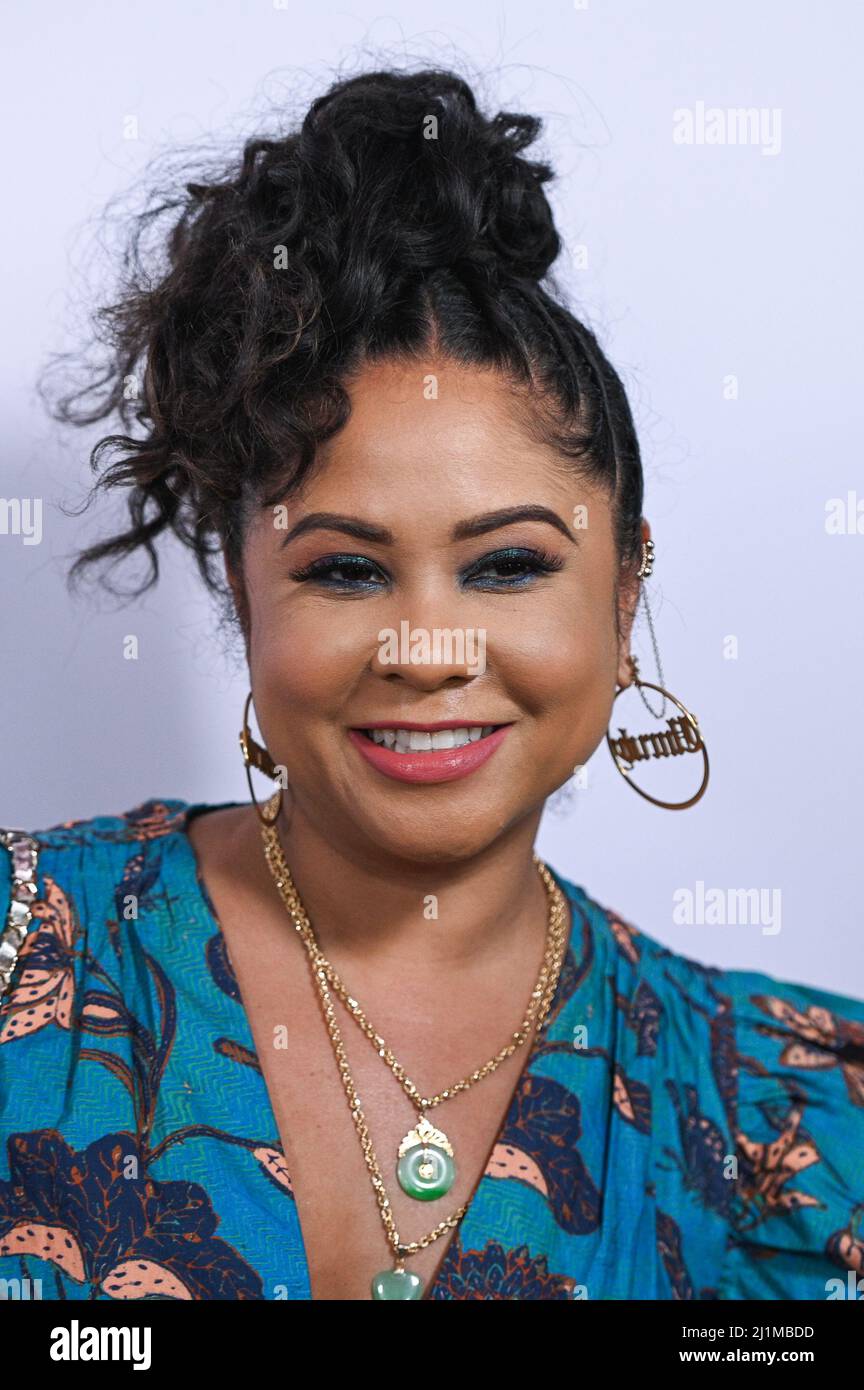 Angela Yee walking on the red carpet at the Annual Oscars Weekend ...