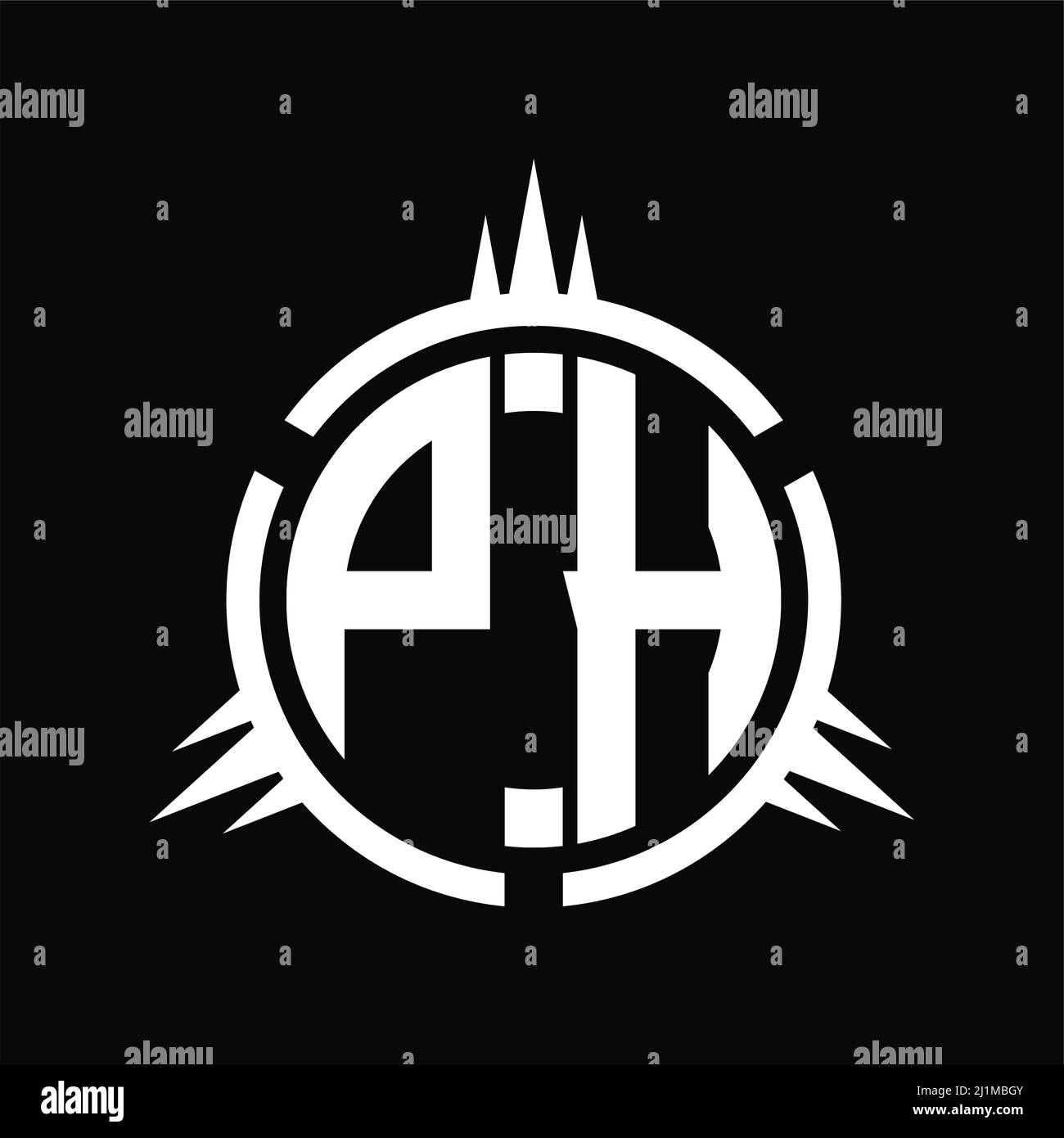 Capital letters ph Stock Vector Images - Alamy