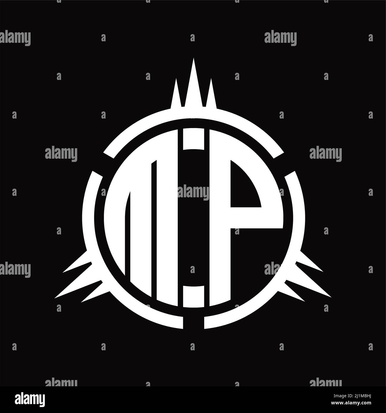 Mp letters Stock Vector Images - Alamy