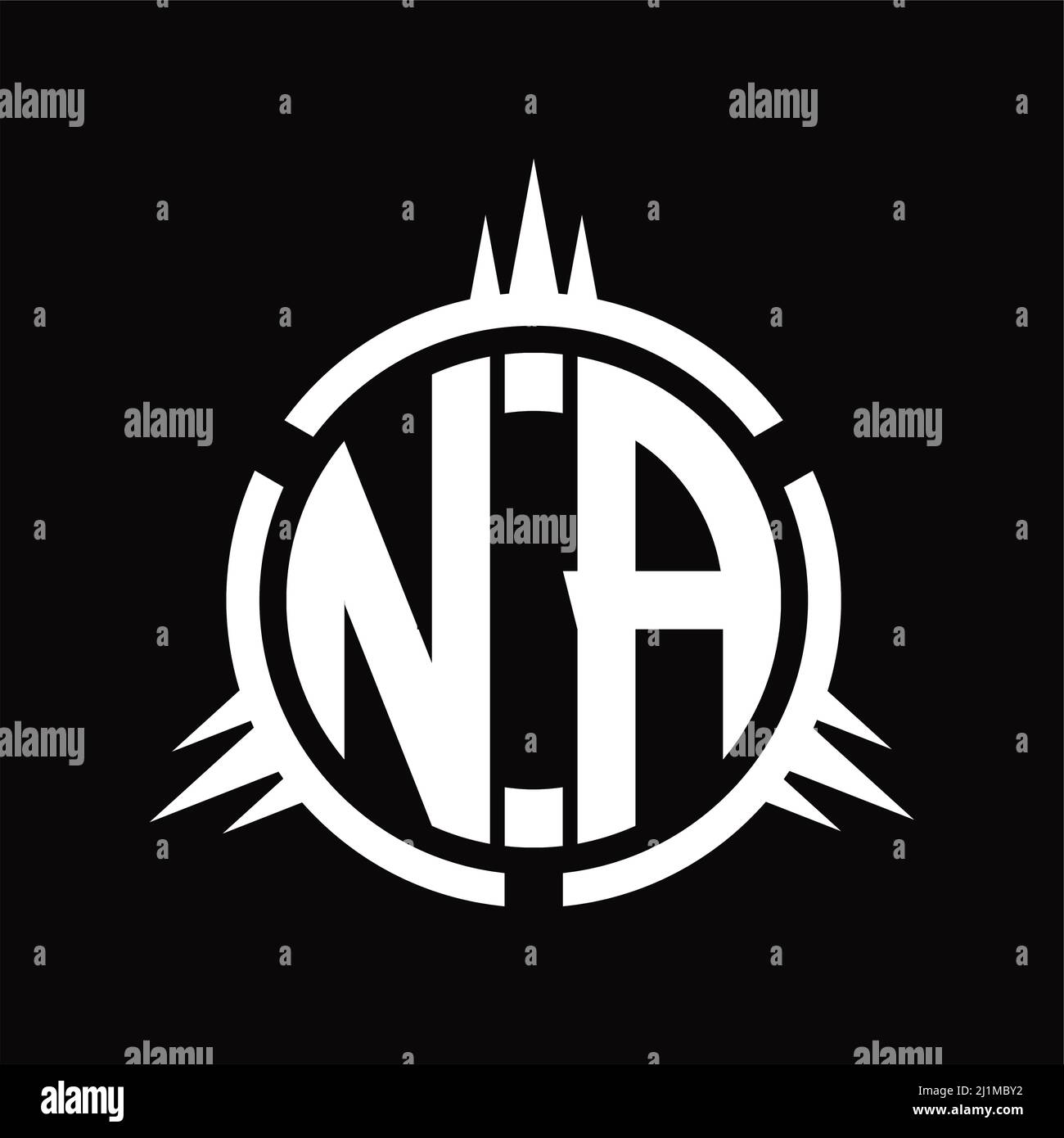 Na icon vector vectors hi-res stock photography and images - Alamy