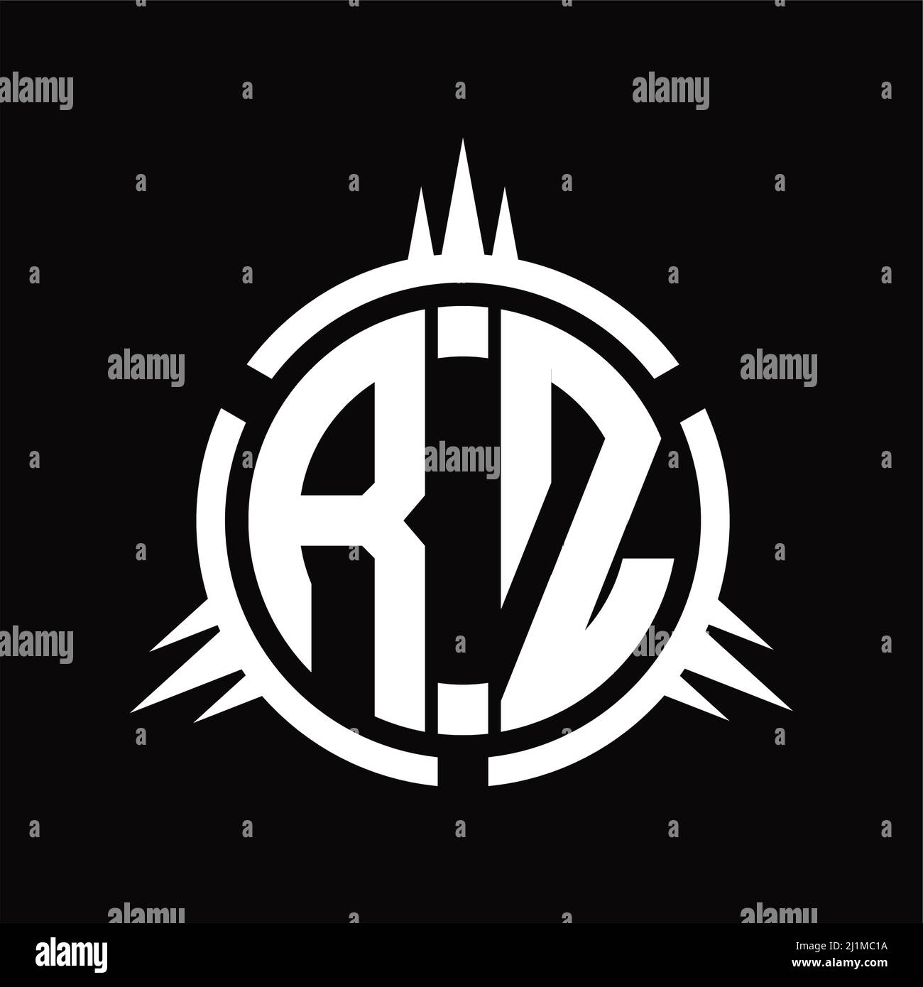 Rz modern logo Stock Vector Images - Alamy