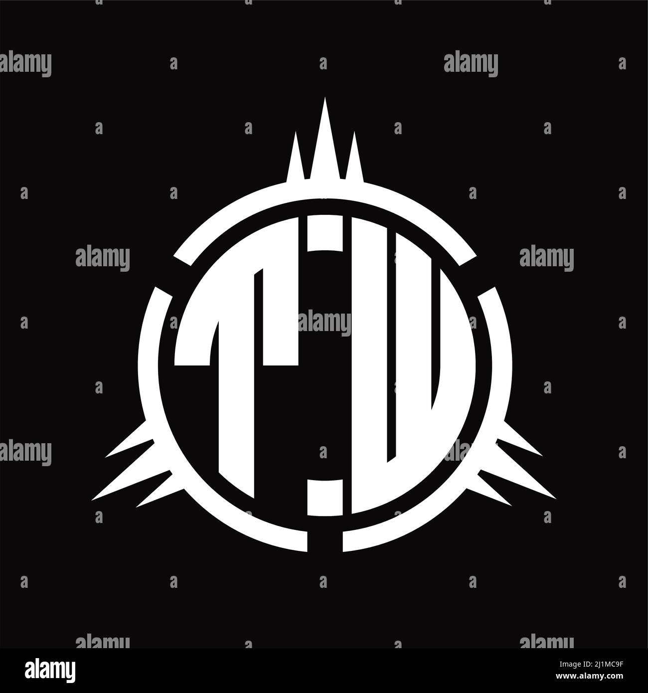 Tw Logo Stock Vector Images Alamy