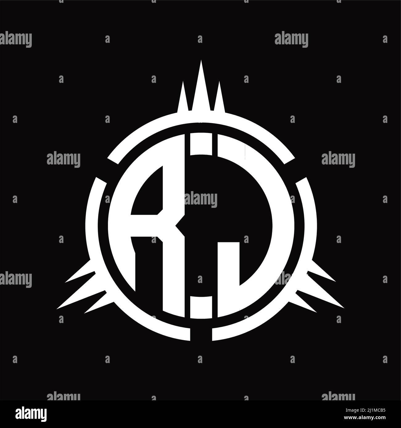 Rl modern logo Stock Vector Images - Alamy