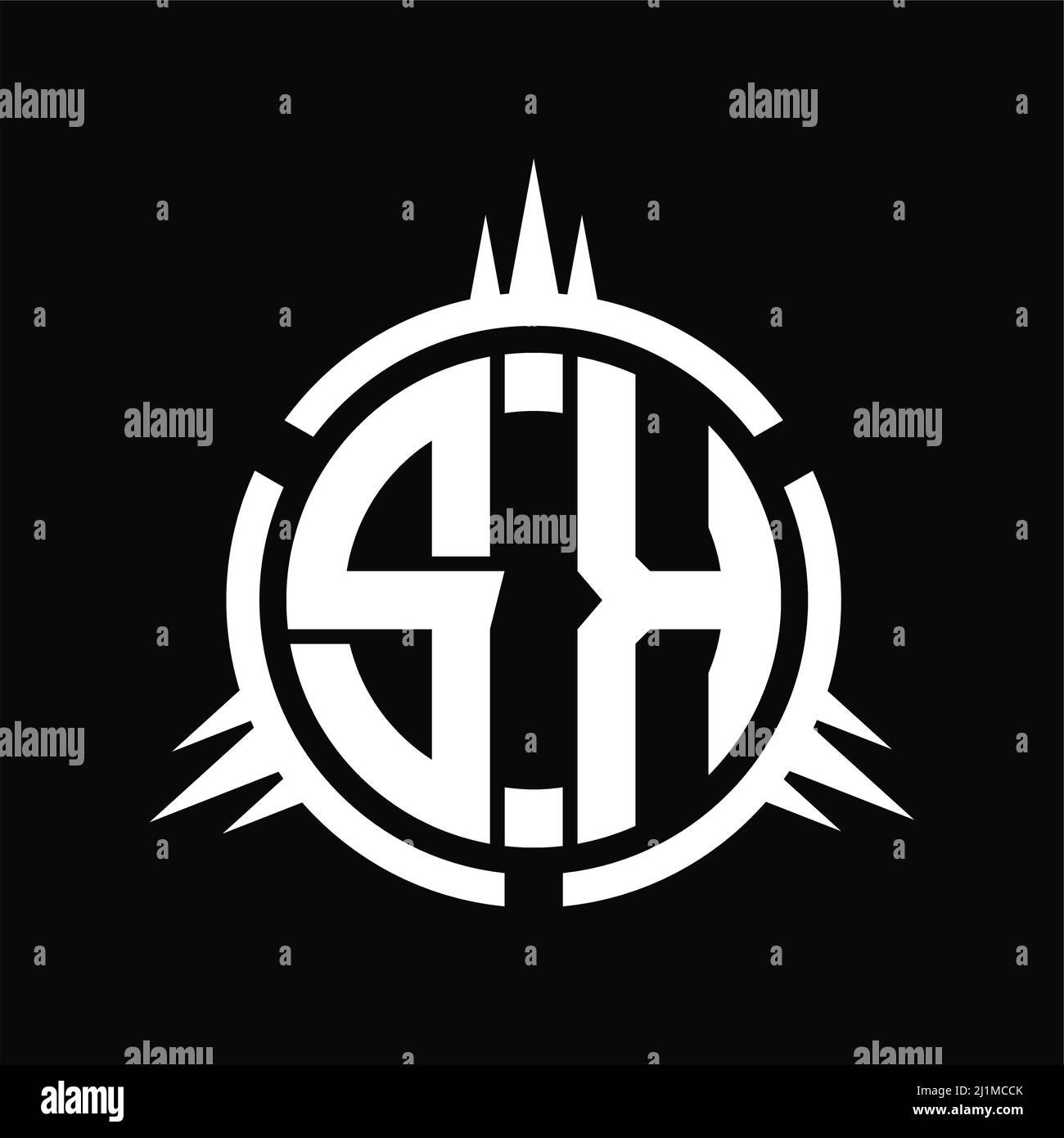 Sk circle logo hi-res stock photography and images - Alamy