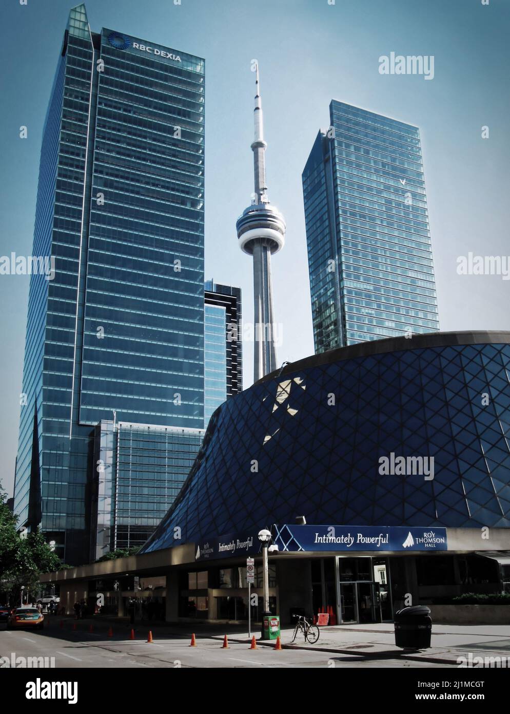 TORONTO, ONTARIO, CANADA - 08 05 2011: Glassy dome of Roy Thomson Hall ...