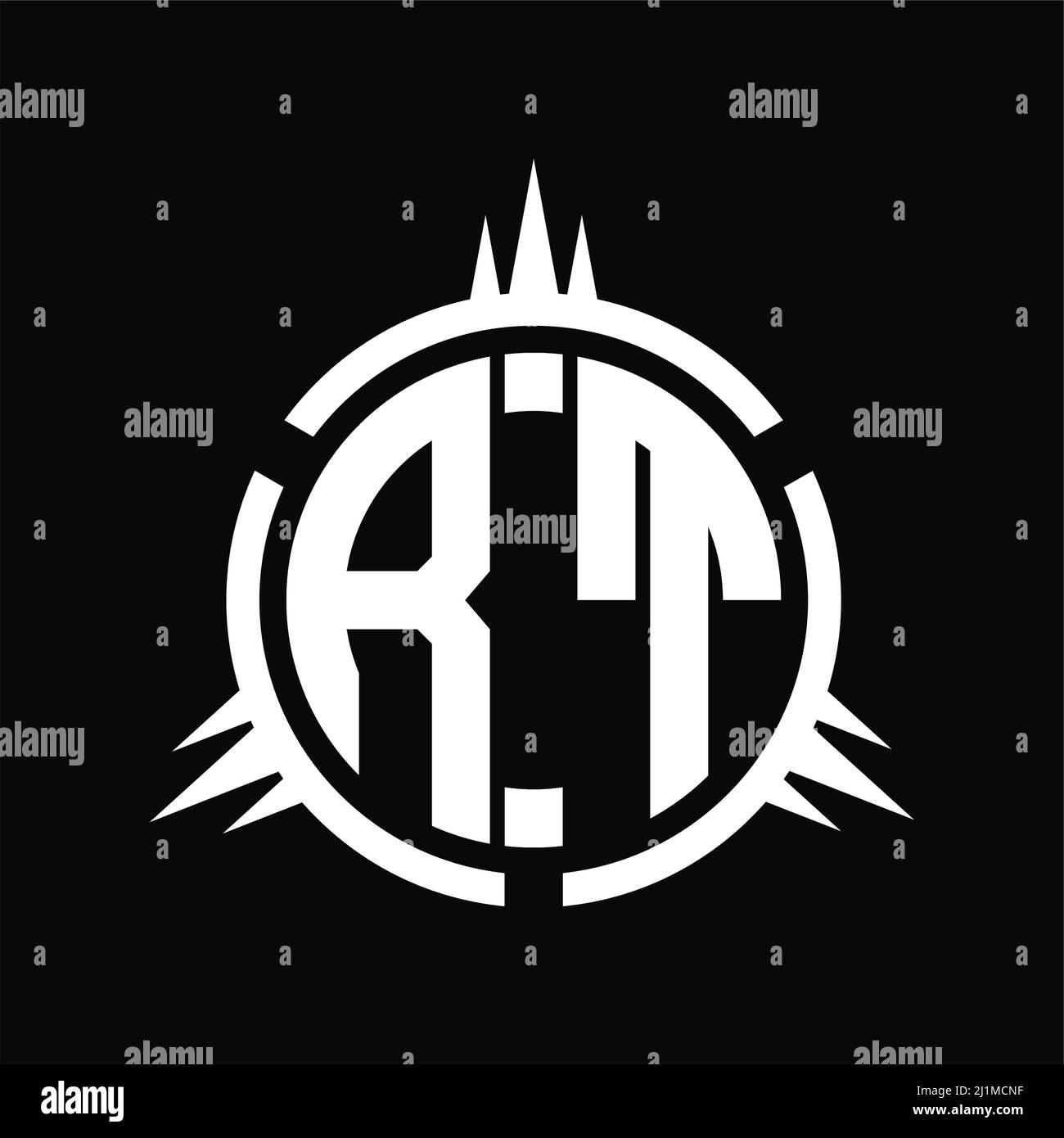 RT Logo monogram isolated on circle element design template Stock Vector Image & Art - Alamy