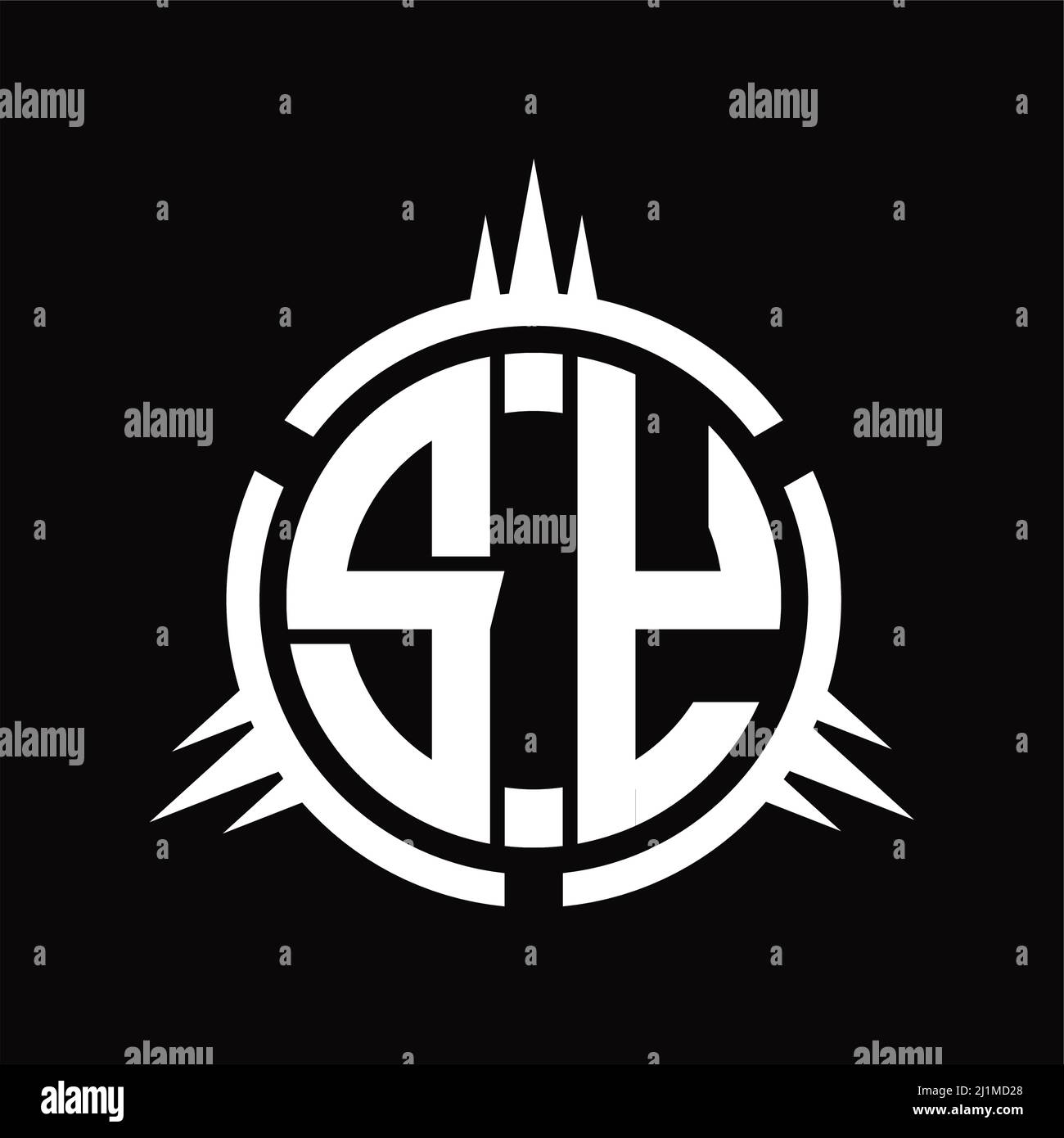 Sy modern logo Stock Vector Images - Alamy