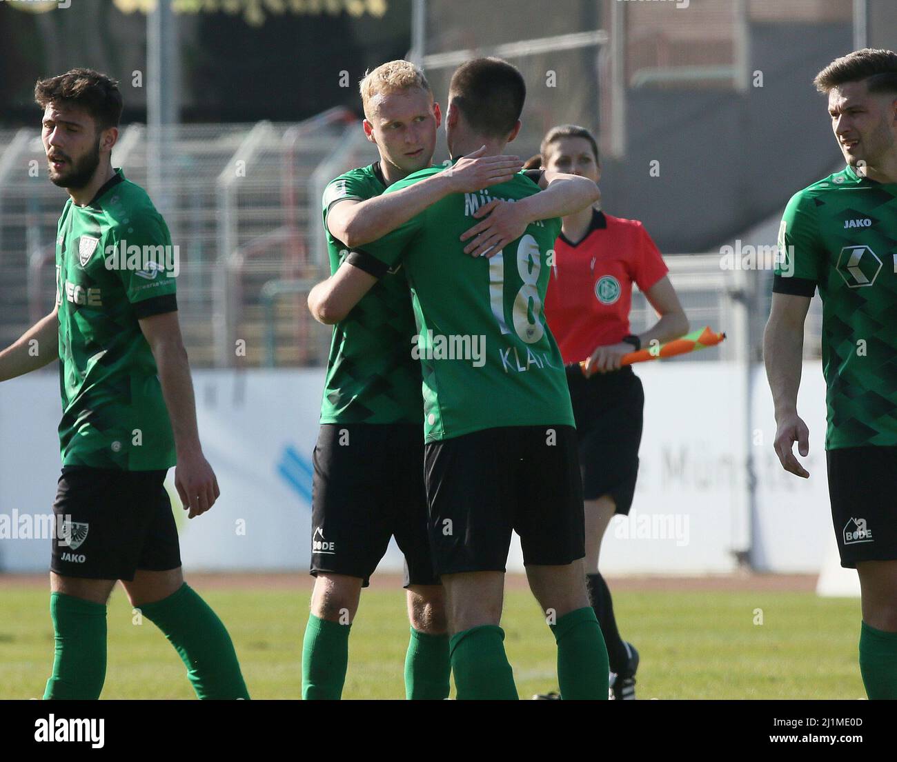 firo: 26.03.2022 Fuvuball: football: Regionalliga West, season 2021/ ...