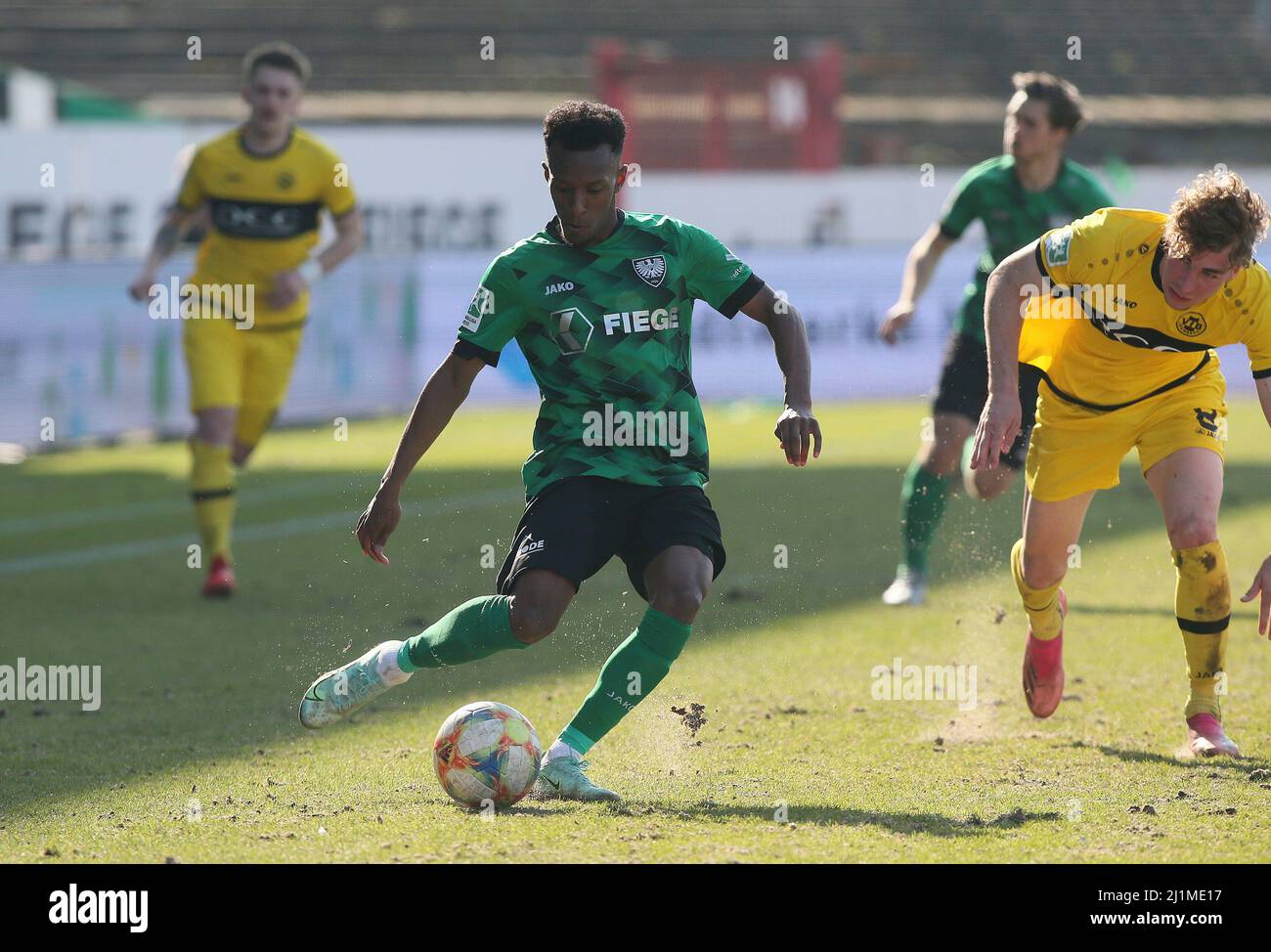 firo: 03/26/2022 Fuvuball: Soccer: Regionalliga West, season 2021/2022 ...