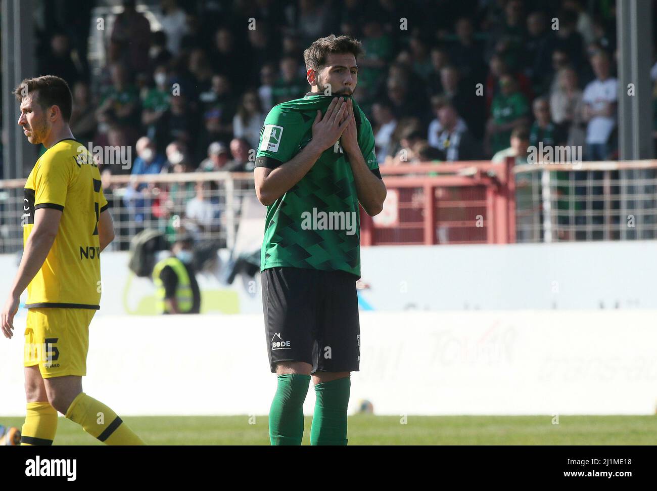 firo: 03/26/2022 Fuvuball: Soccer: Regionalliga West, season 2021/2022 ...