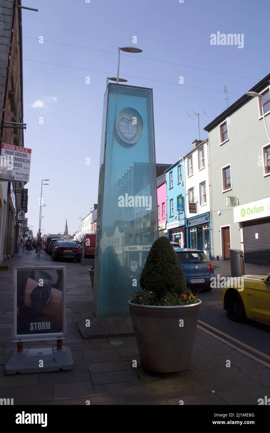 Market Street Memorial to the Omagh bombing - a car bombing on 15 ...