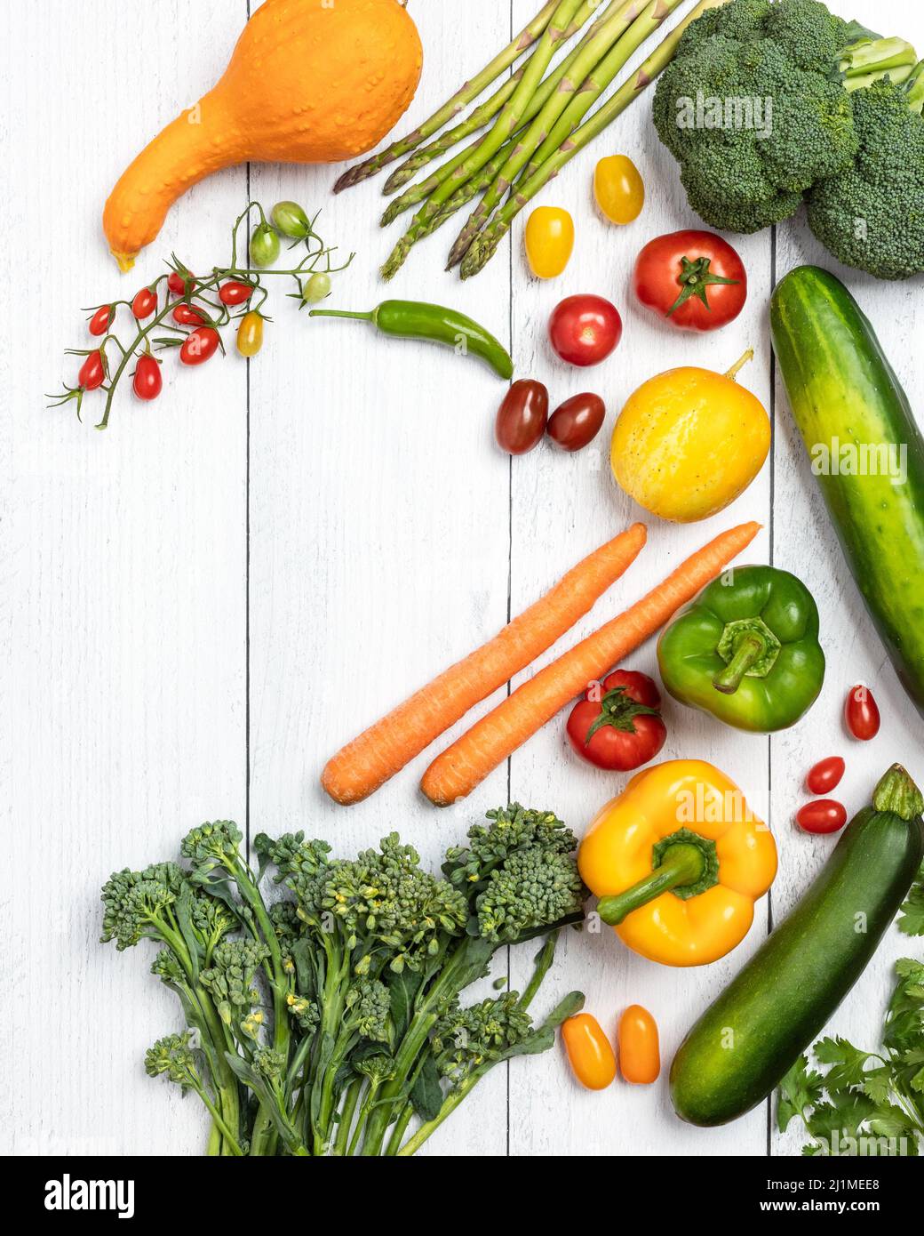 Bright, Colorful, Fresh and Healthy Vegetables Stock Photo - Alamy