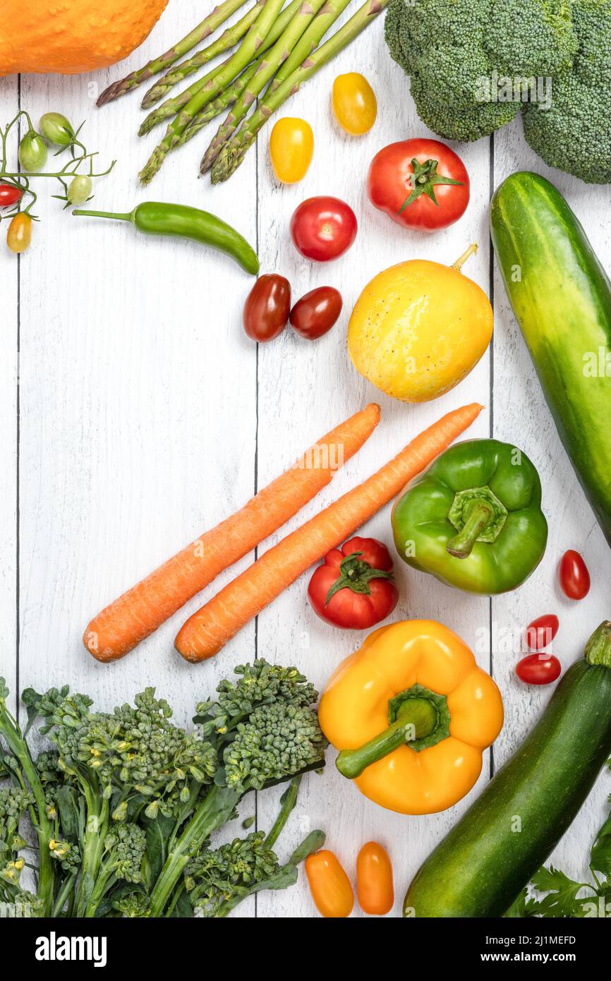 Healthy eating natural produce vegetables hi-res stock photography and ...