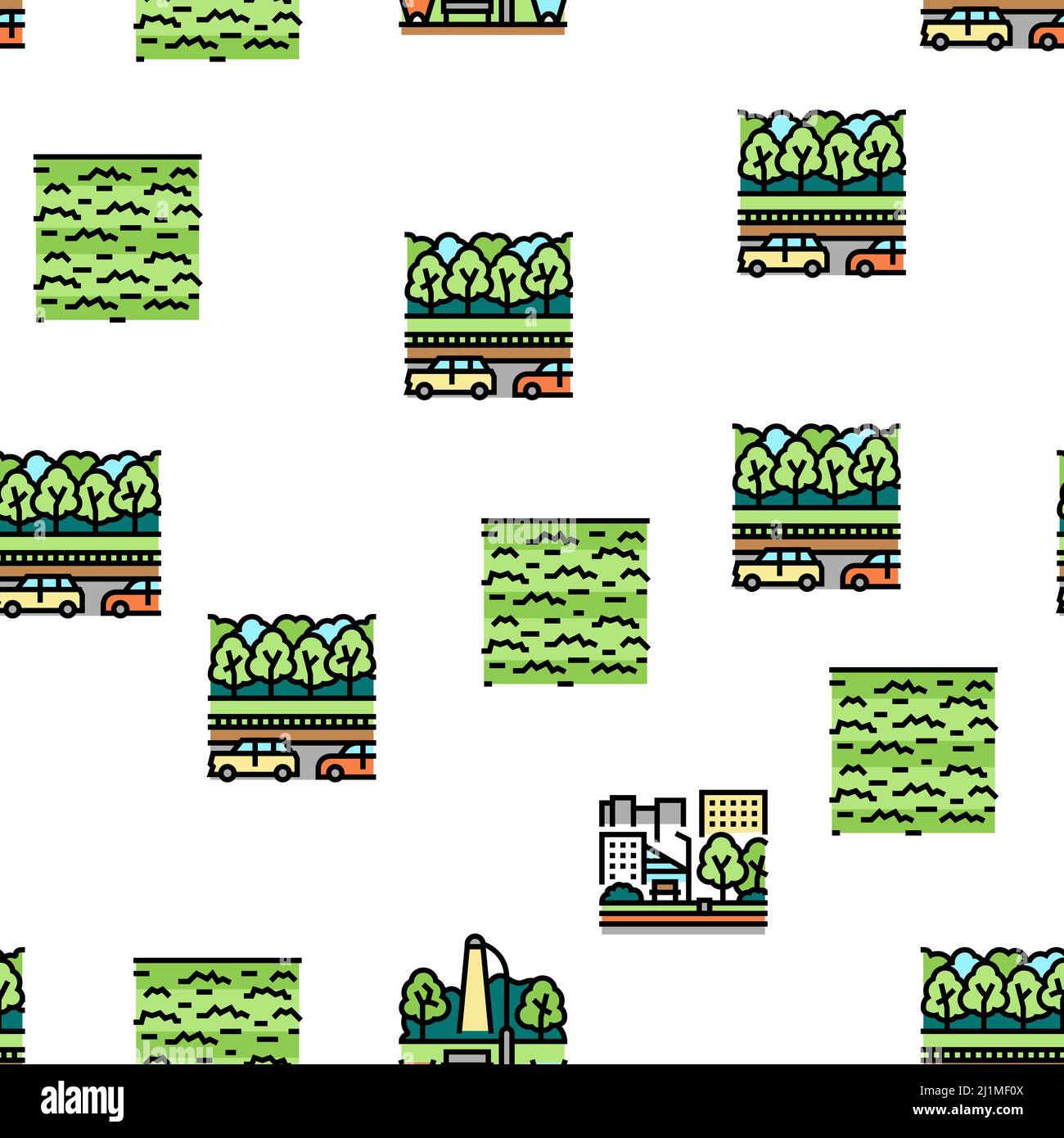 Pavement illustrations Stock Vector Images - Alamy