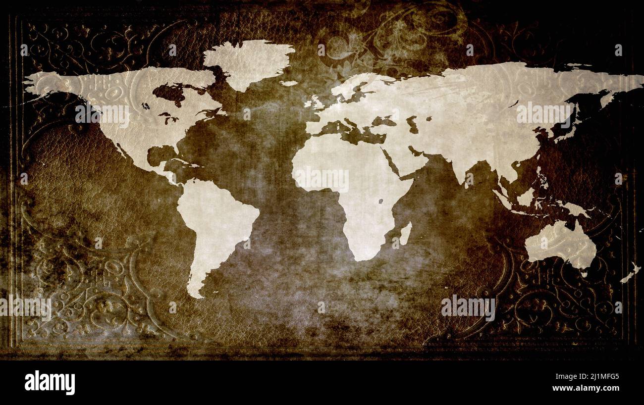 Mapping the world. A map of the world Stock Photo - Alamy