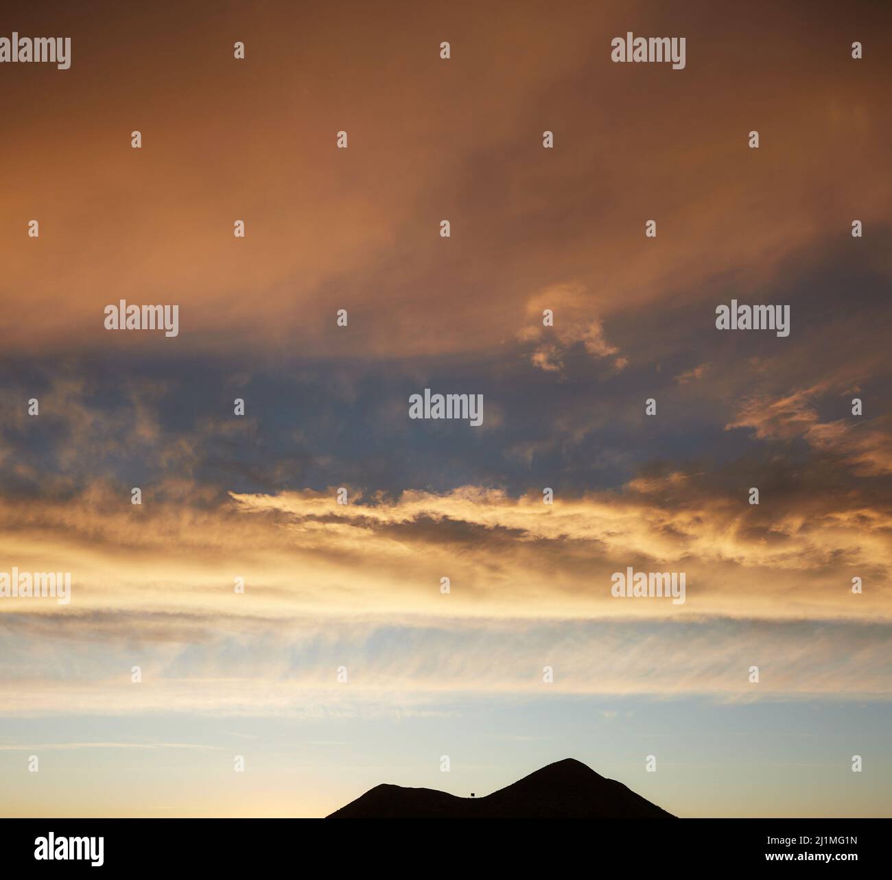 sunset sky blue sky clouds Stock Photo - Alamy