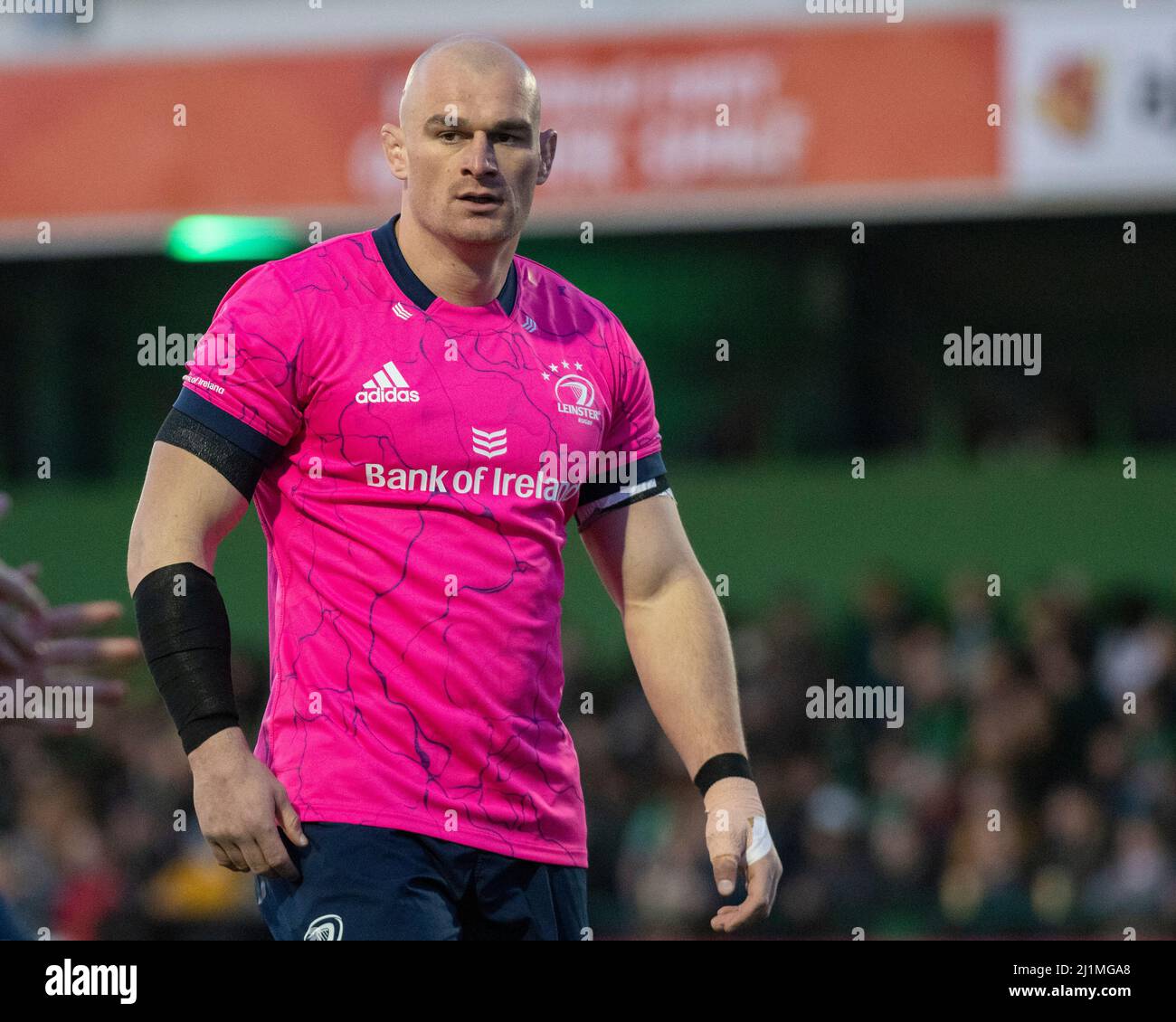 Galway, Ireland. 27th Mar, 2022. Rhys Ruddock of Leinster during the ...