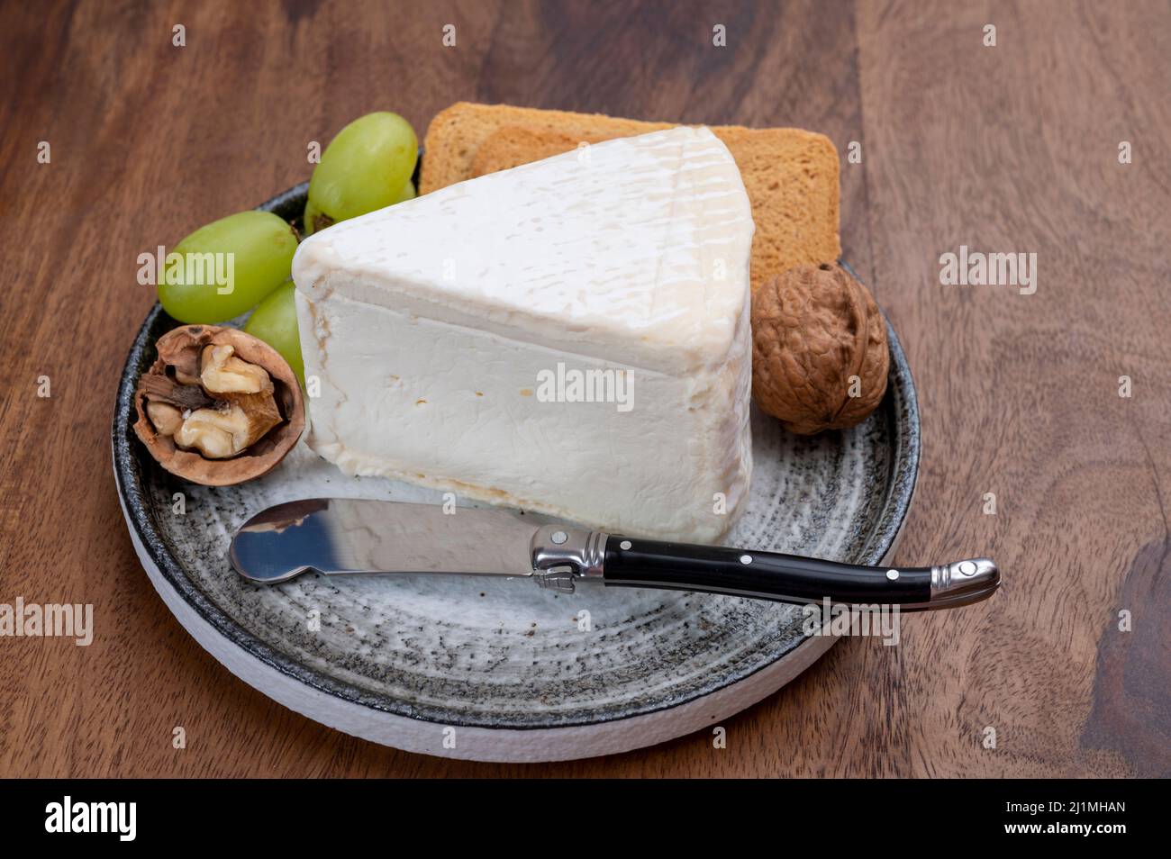Delice de Bourgogne French cow's milk cheese from Burgundy region of ...