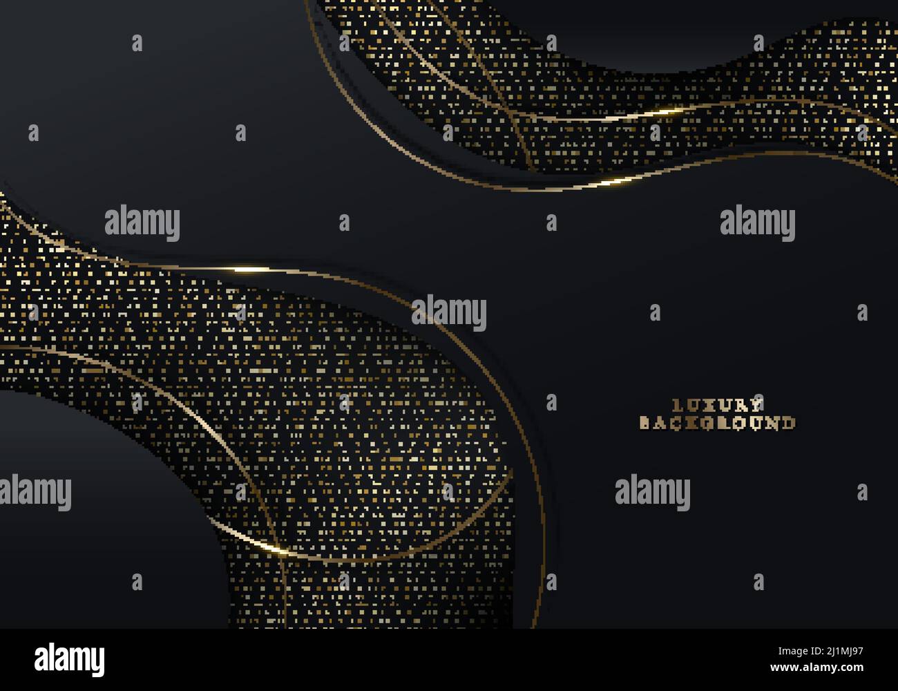 Gold wave lines hi-res stock photography and images - Alamy